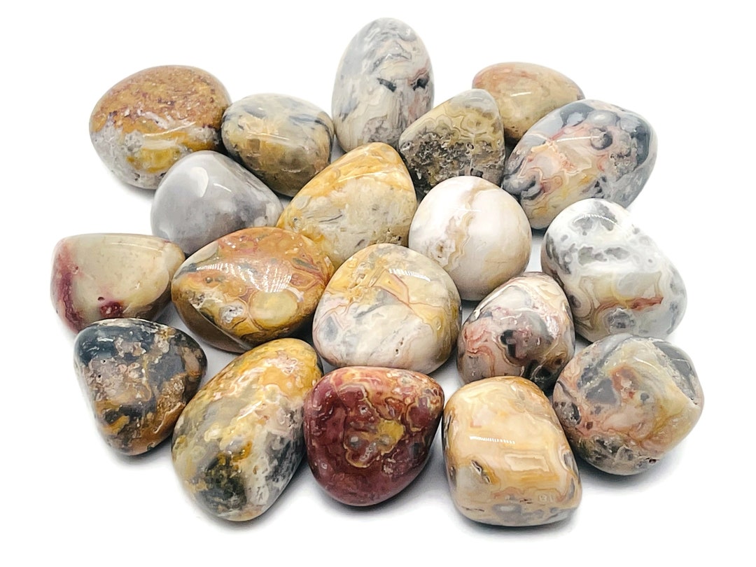 Crazy Lace Agate Tumbled Stone - Mexican Agate - Spiritual Stone ...