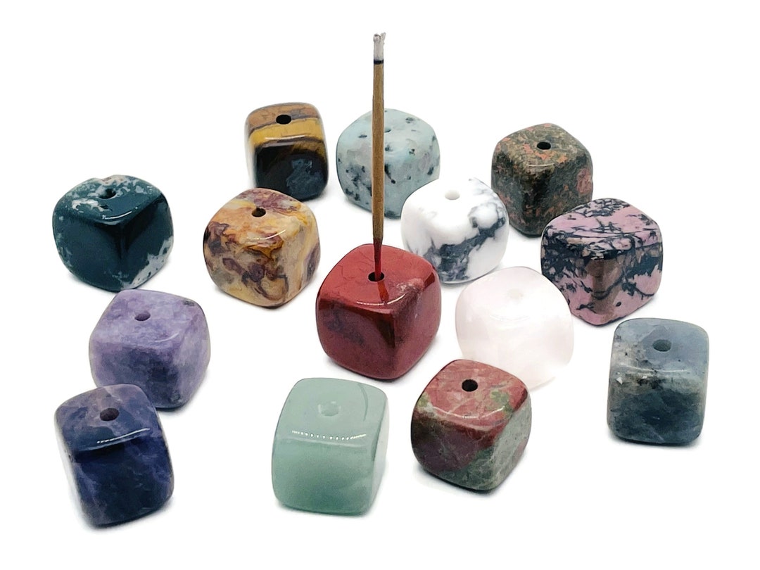 Crystal Incense Holder - Crystal Stone Incense Stick Holder - Polished ...