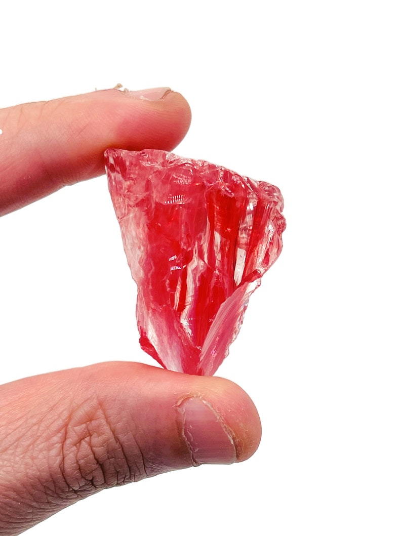 Raw Cherry Quartz Stone Rough Natural Cherry Quartz Crystal - Etsy