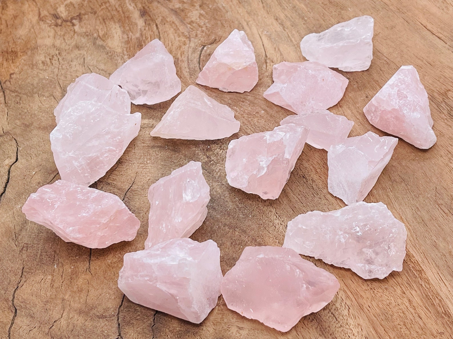 Rose Quartz Raw Stone – Rose Quartz Rough Crystal – Natural Rose Quartz ...