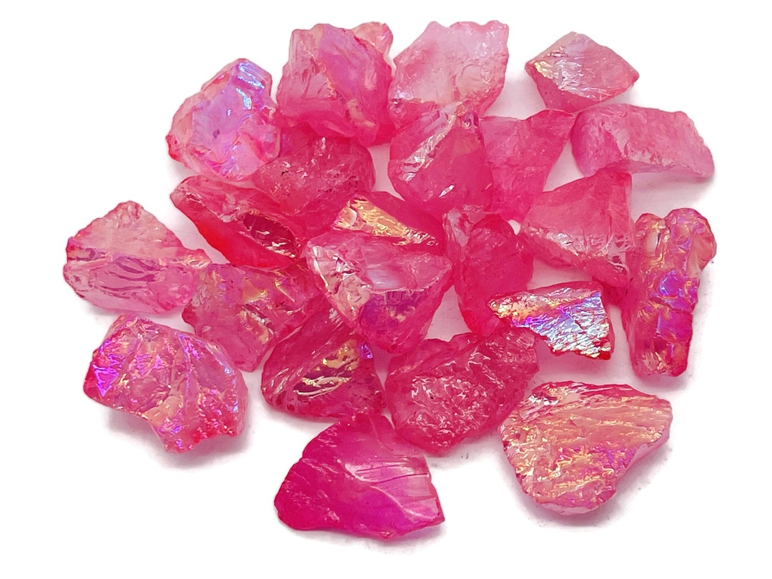 Pink Aura Quartz – Rough Pink Aura – Raw Crystal – Chunk Stones ...