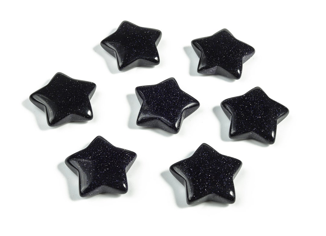 Blue Goldstone Star Gemstone - Star Blue Goldstone – Blue Star Gemstone ...
