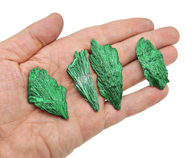 Aura Kyanite Fan - Choose Your Color Kyanite Fan Crystal – Gemstone ...
