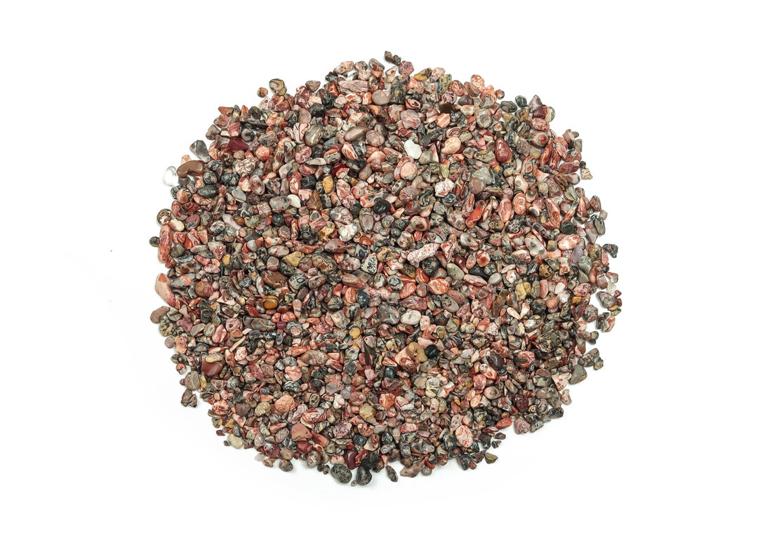 Leopard Skin Jasper Chips – Gemstone Chips – Crystal Semi Tumbled Chips ...