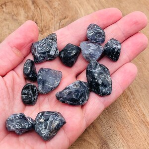 Lolite Tumbled Stone Lolite Crystal Gemstone Crystal | Etsy