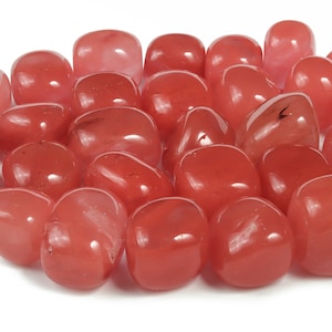 Cherry Quartz Tumbled Stone - Cherry Quartz Gemstone - Loose Gemstone ...
