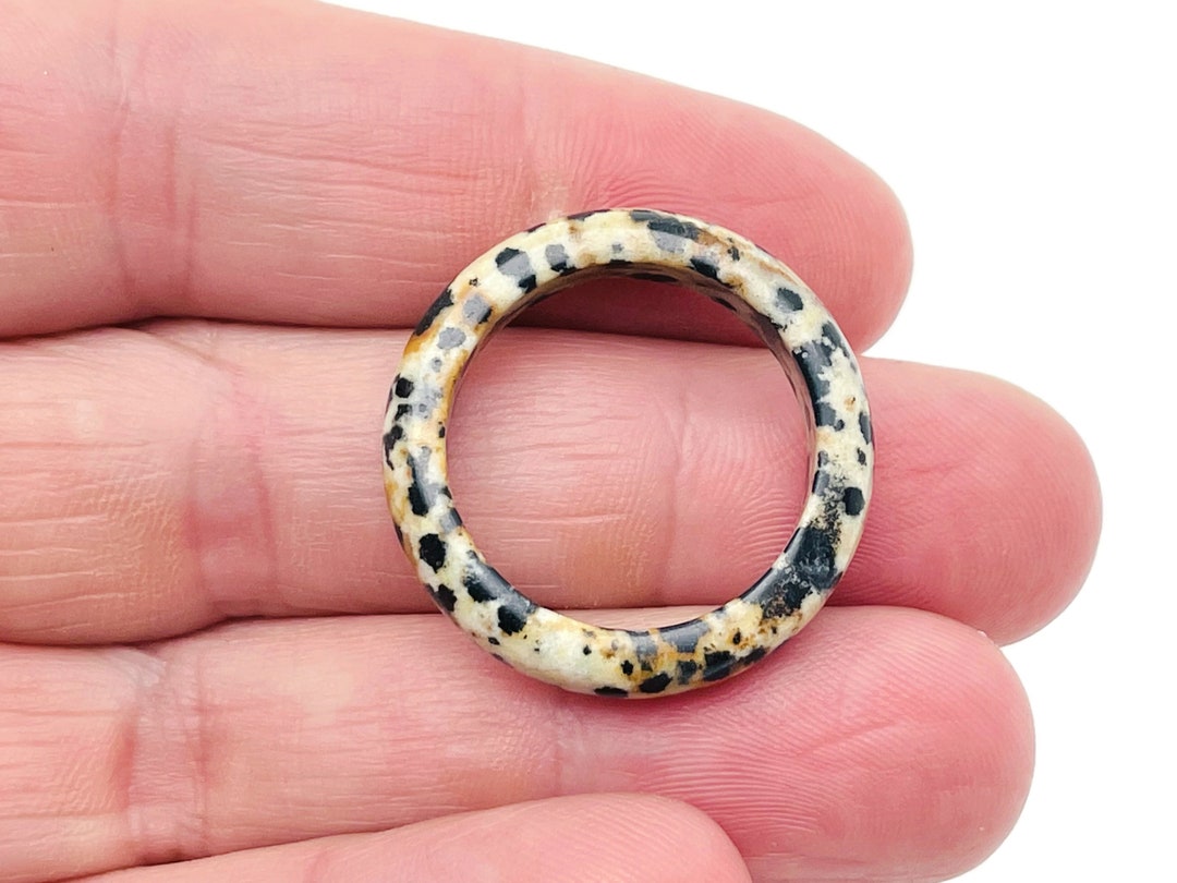 Dalmatian Jasper Ring - Crystal Ring – Natural Dalmatian Jasper ...