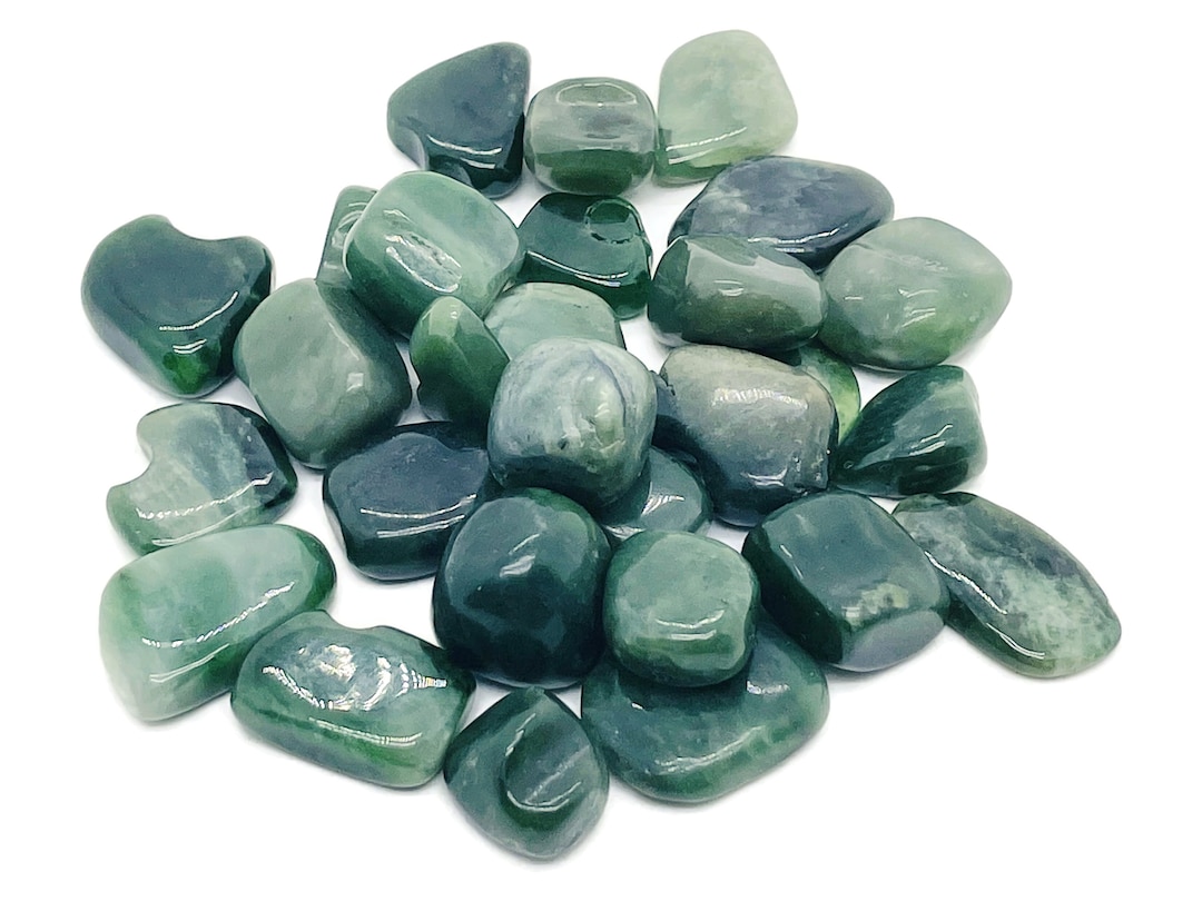 Nephrite Jade Tumbled Stone – Nephrite Crystal – Polished Nephrite ...
