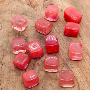 Cherry Quartz Tumbled Stone - Cherry Quartz Gemstone - Loose Gemstone ...