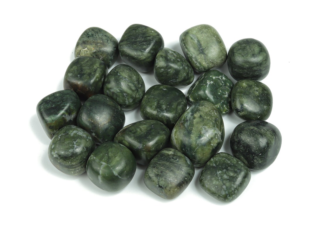 Nephrite Jade Tumbled Stone – Nephrite Crystal – Polished Nephrite ...