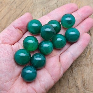 Green Agate Sphere Stone - Healing Crystals Stones - Home Decor – 20mm ...