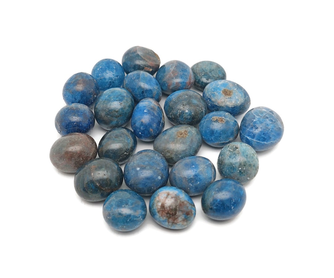 Blue Apatite Tumbled Stone – Apatite Crystal Gemstone – Meditation ...