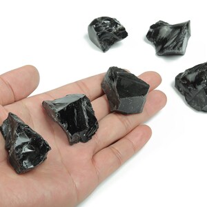 Obsidian Raw Stone - Natural Gemstone - Loose Gemstone - Natural Stone ...