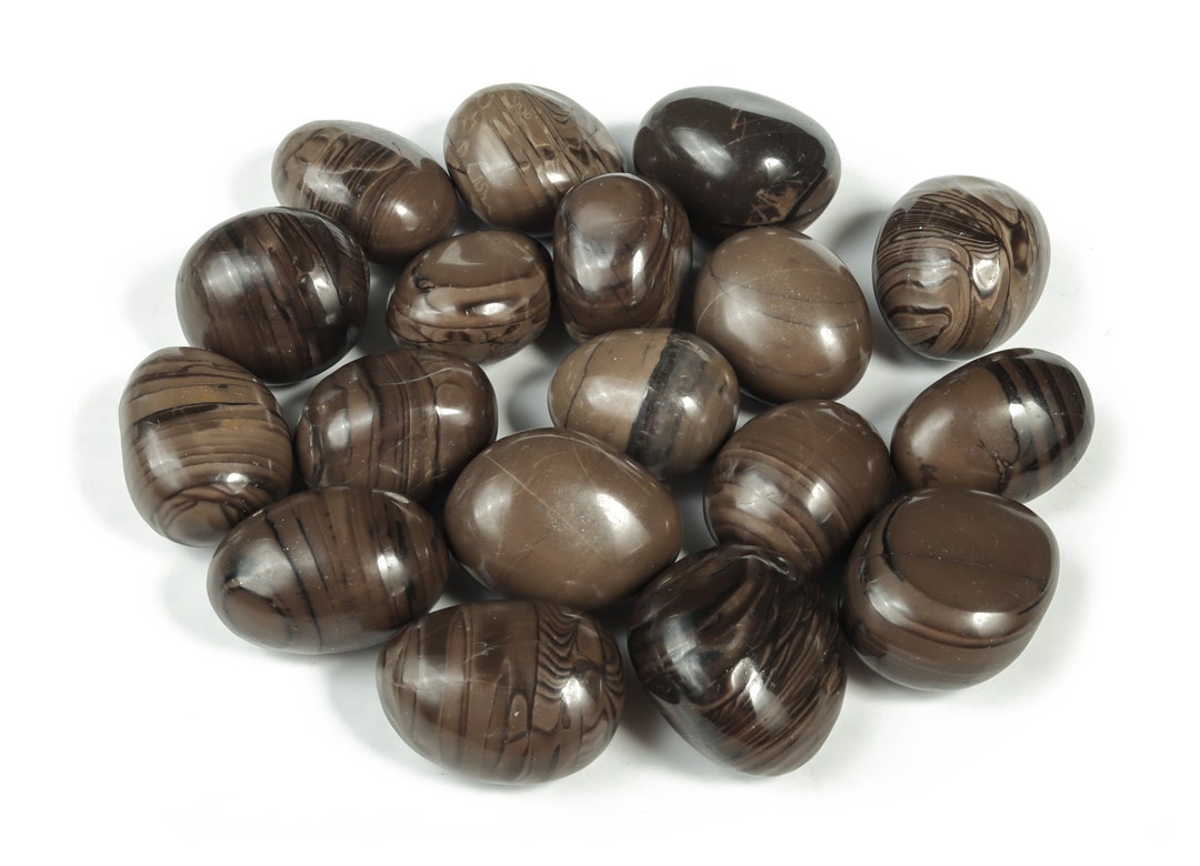 Coffee Calcite Tumbled Stones - Chocolote Calcite - Healing Crystals ...