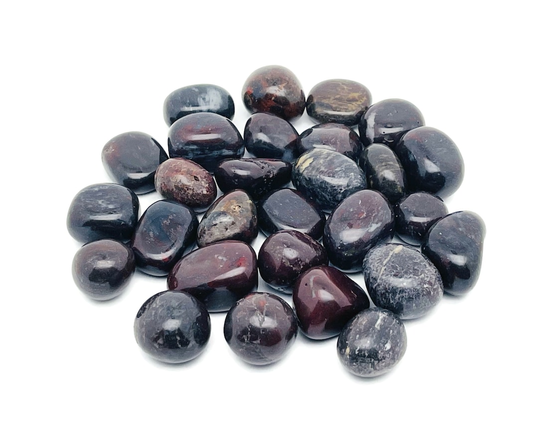 Chicken Bloodstone (chinese) Tumbled Stone – Natural Blood Quartz ...