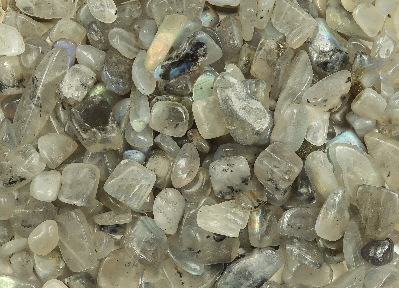 Moonstone Chips – Gemstone Chips – Crystal Semi Tumbled Chips - Bulk ...