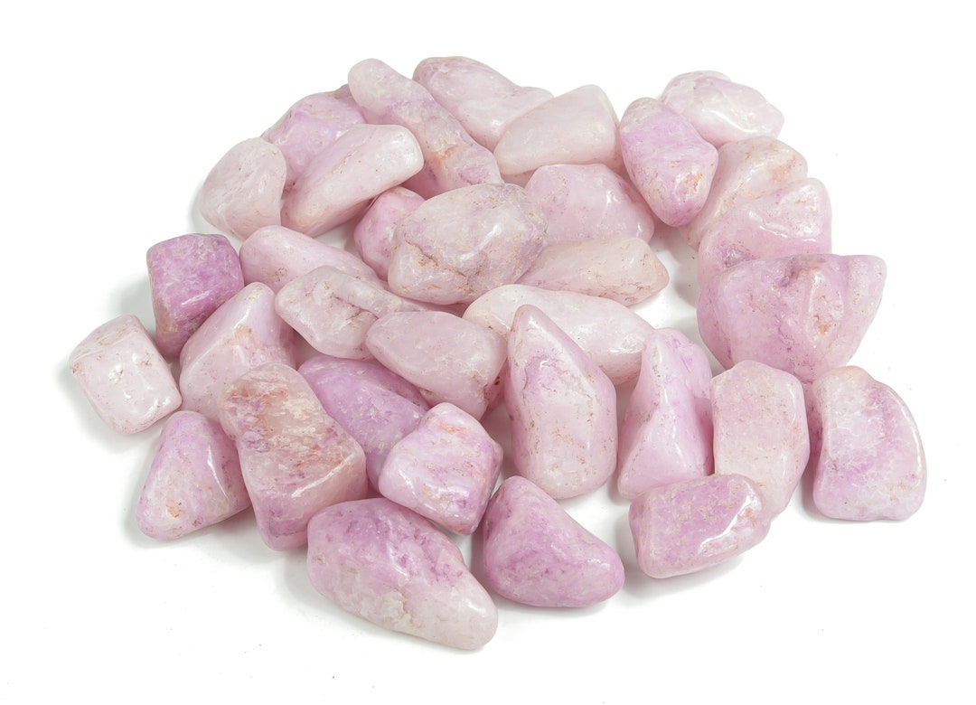 Kunzite Tumbled Stone - Kunzite Crystal - Healing Stone - Natural ...