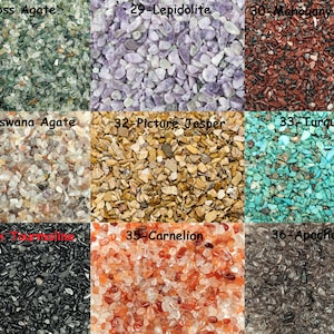 Crystal Chips – Gemstone Chips – Crystal Semi Tumbled Chips - Bulk ...