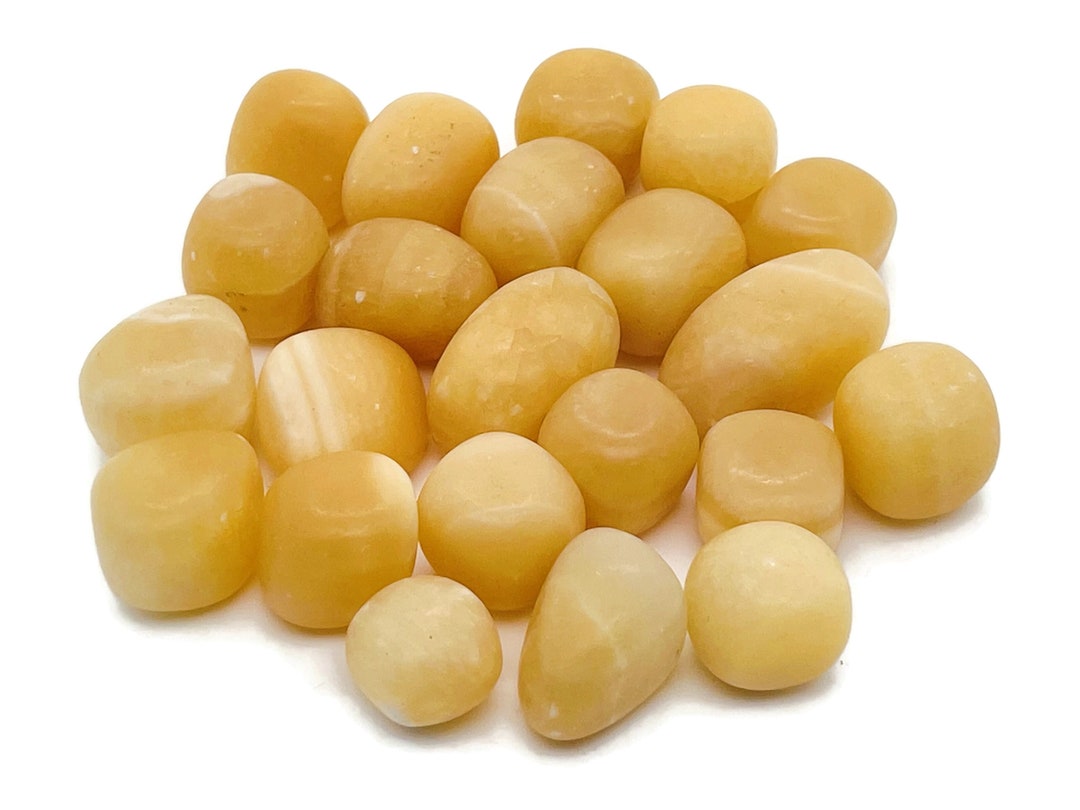 Yellow Calcite Tumbled Stone - Healing Gemstone – Calcite Stone ...