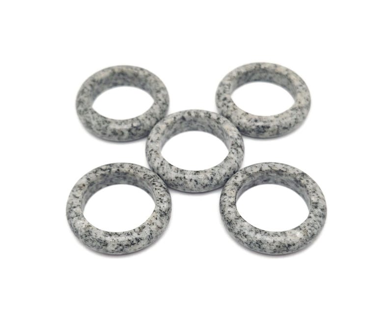 Yooperlite Ring - Crystal Ring – Natural Fluorescent Sodalite Ring - Jewelry Making Supplies ...