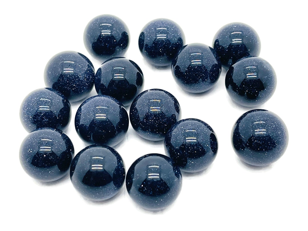 Blue Goldstone Sphere Crystal - Sphere Blue Goldstone Ball - Crystal ...