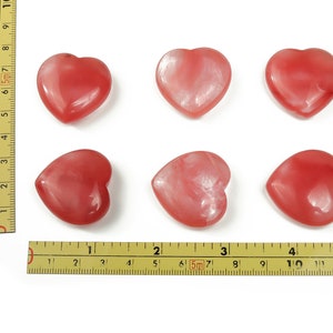 Cherry Quartz Heart Gemstone Heart Crystal Healing Stones Carving Heart ...
