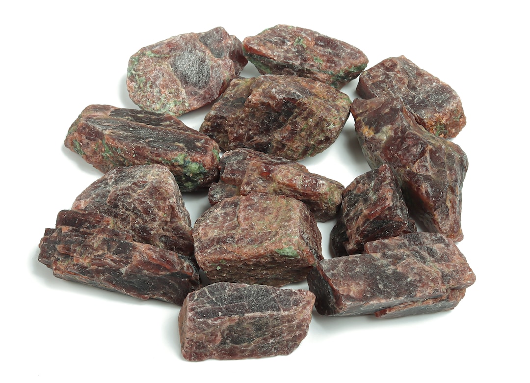 Raw Garnet Stone – Rough Crystal Stone - Gemstone - Crystal – Healing ...