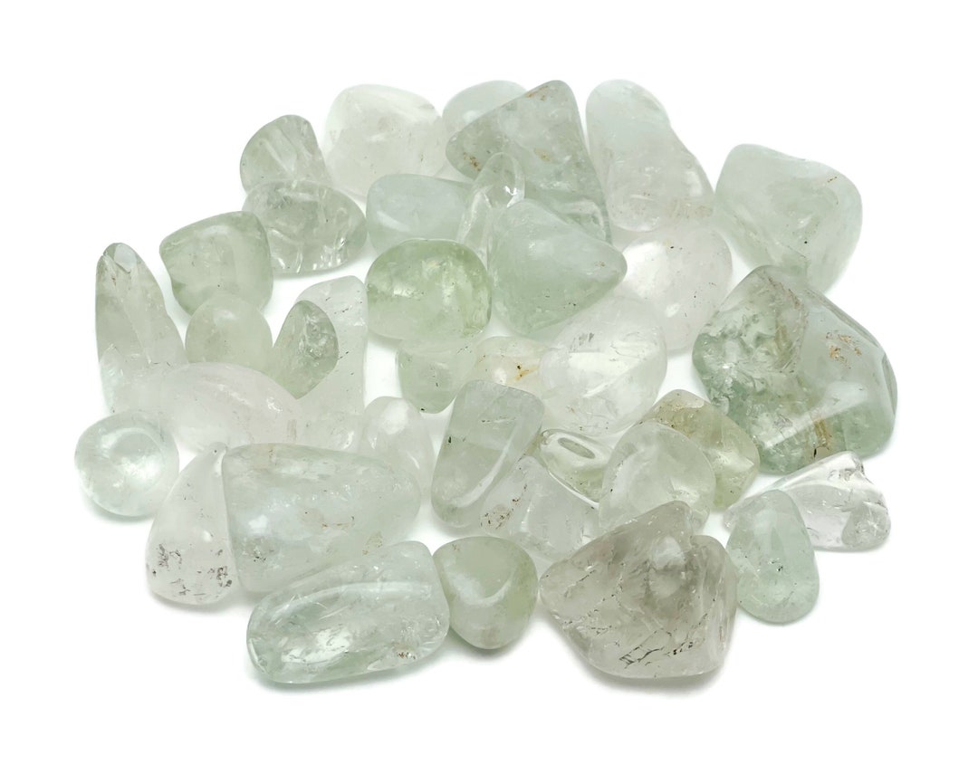 Prasiolite Tumbled Stone - Green Amethyst Tumble Stone – Healing Stones ...