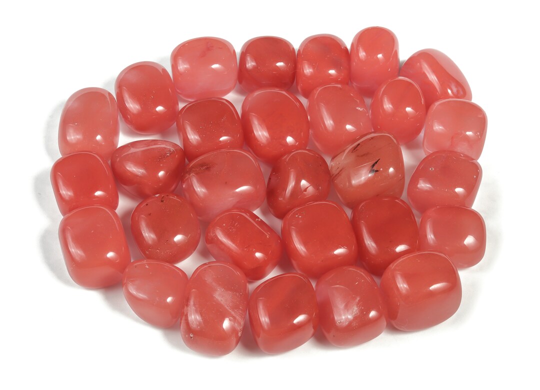 Cherry Quartz Tumbled Stone - Cherry Quartz Gemstone - Loose Gemstone ...