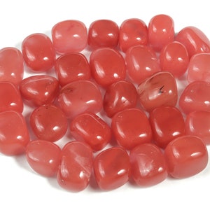 Cherry Quartz Tumbled Stone - Cherry Quartz Gemstone - Loose Gemstone ...