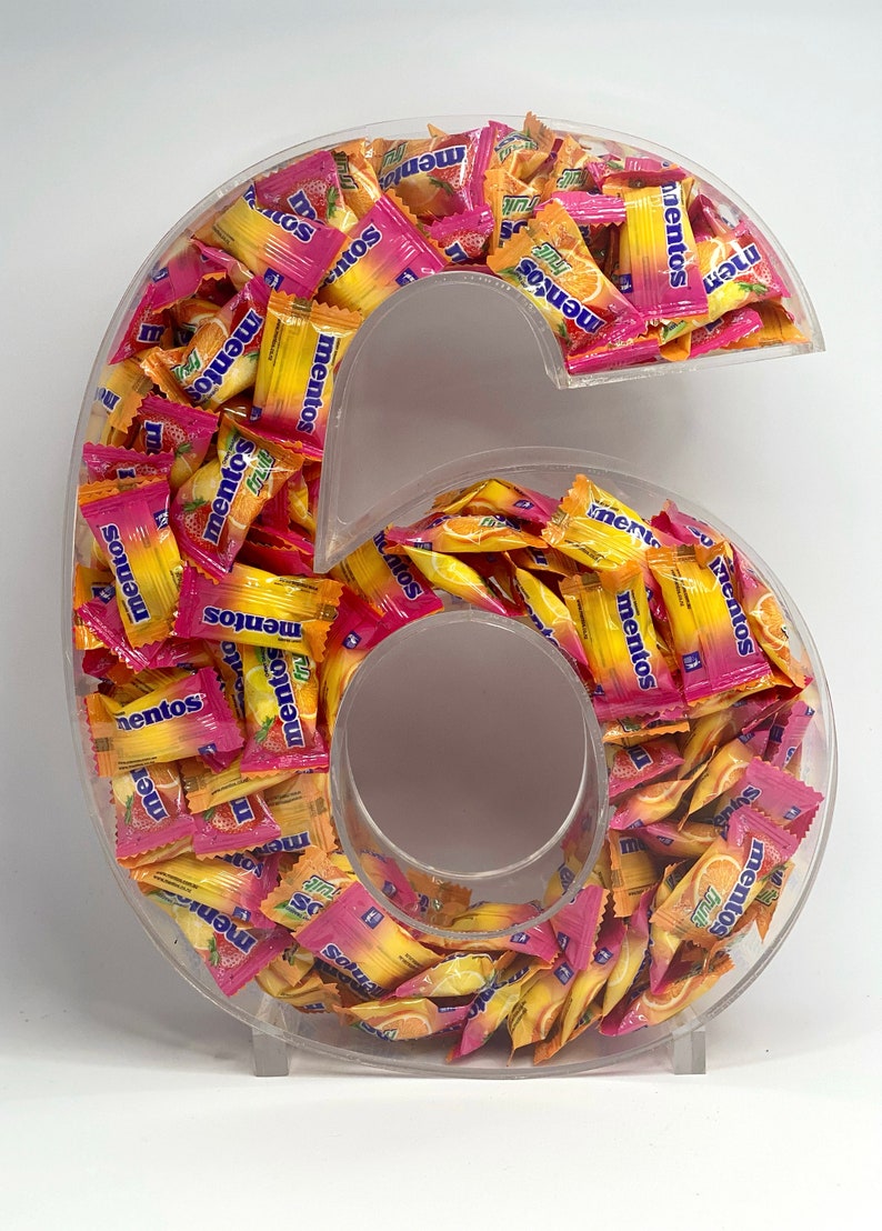 Fillable Acrylic Number - Custom Decor (12 Inch) - Etsy