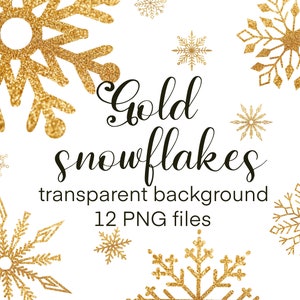 Gold Snowflake PNG, Glitter Snowflakes PNG, Snowflake Clipart, Frozen ...