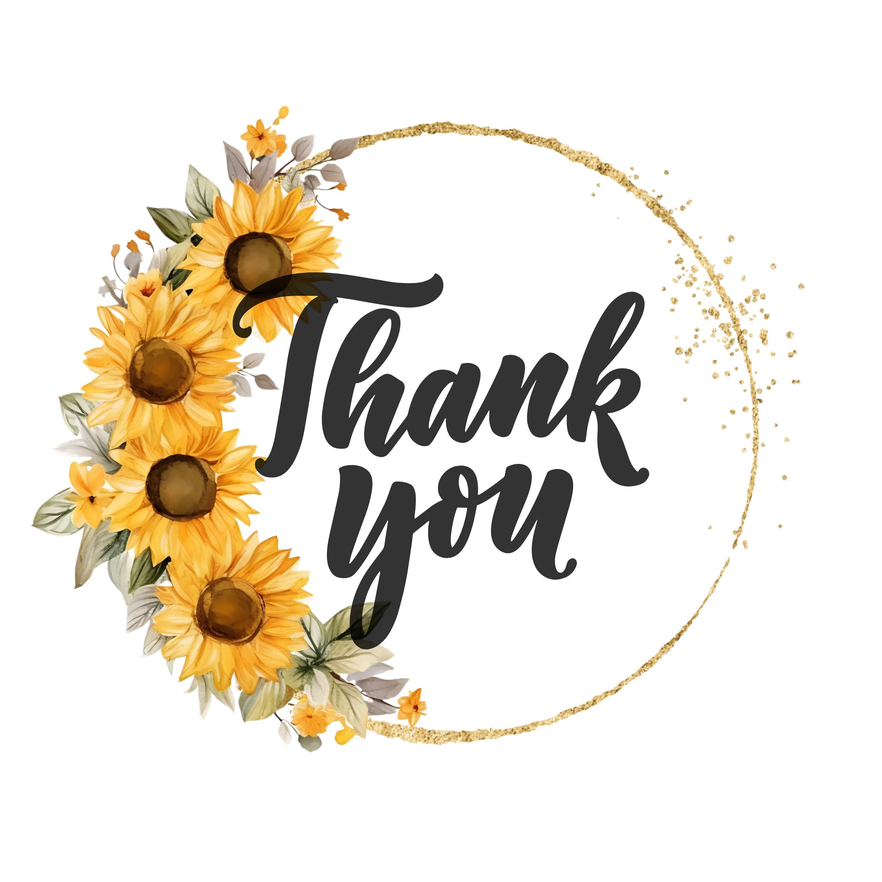 Sunflower PNG, Sunflower Gold Frame PNG, Sunflower Wreath PNG ...