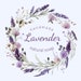 Lavender Frames Lavender Circle Frames Lavender Clipart - Etsy