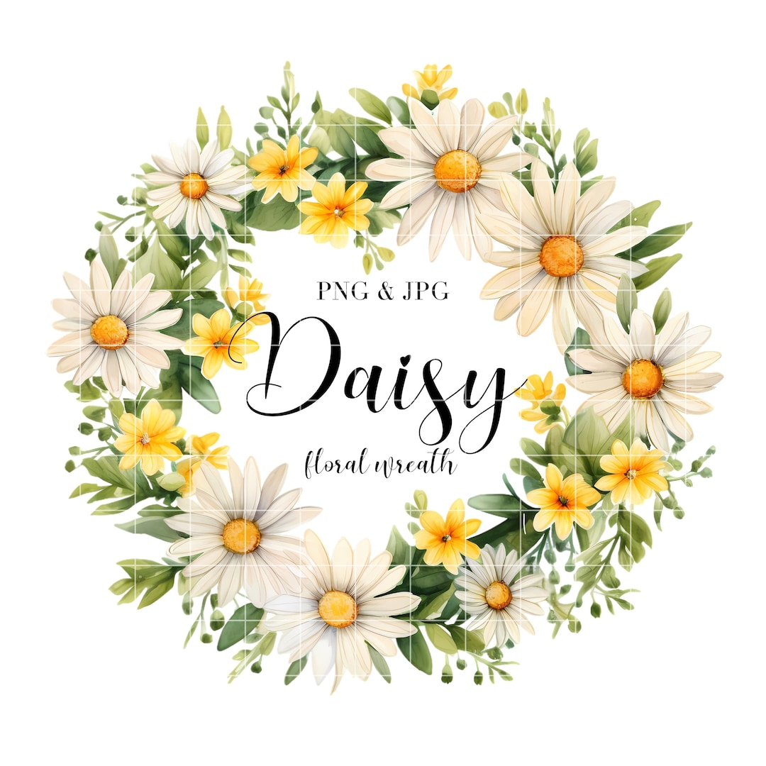 Floral Frame PNG, Watercolour Flowers Clipart, Summer Flowers Circle ...