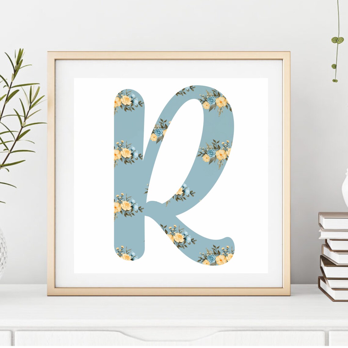 Floral Alphabet PNG Floral Alphabet Clipart Flower Letters - Etsy