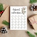 Printable Advent Calendar in PDF Format, Printable Countdown to ...