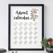 Printable Advent Calendar in PDF Format, Printable Countdown to ...