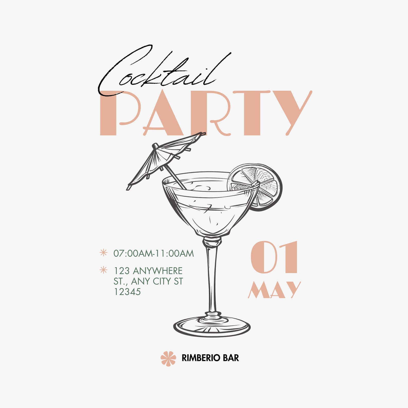 Cocktail Clipart, Cocktails PNG, Signature Drink Sign, Wedding Drink ...