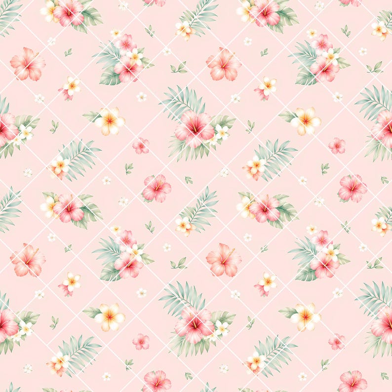 Beach Themed Digital Paper, Pastel Summer Beach Background, Summer ...