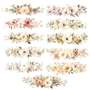 Floral Border Clipart, Floral Arrangements, Wedding Flowers, Flowers ...