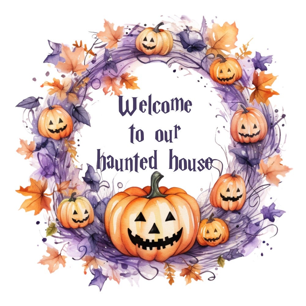 Halloween Frame PNG Halloween Clipart Halloween Circle PNG - Etsy