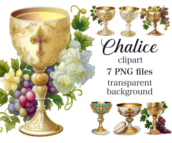 Chalice And Bread Clip Art