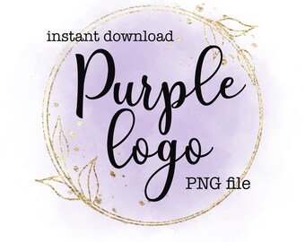 Logo Background Png Purple Brush Stroke Png. - Etsy