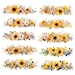 Sunflower Border Clipart, Floral Arrangements, Thanksgiving Flowers ...