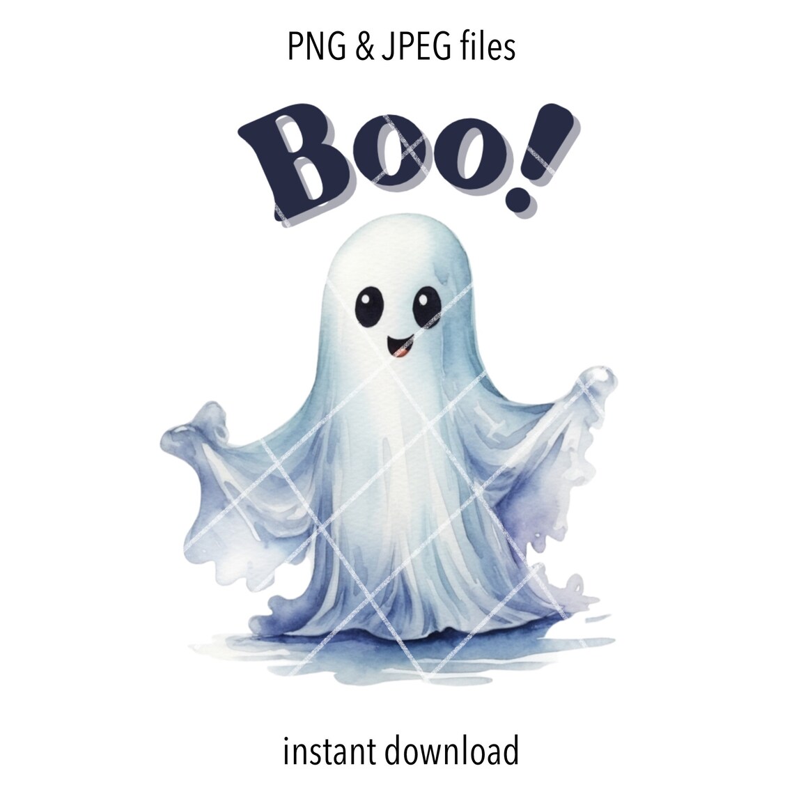Cute Ghost PNG Boo PNG Halloween PNG Fall T-shirt - Etsy