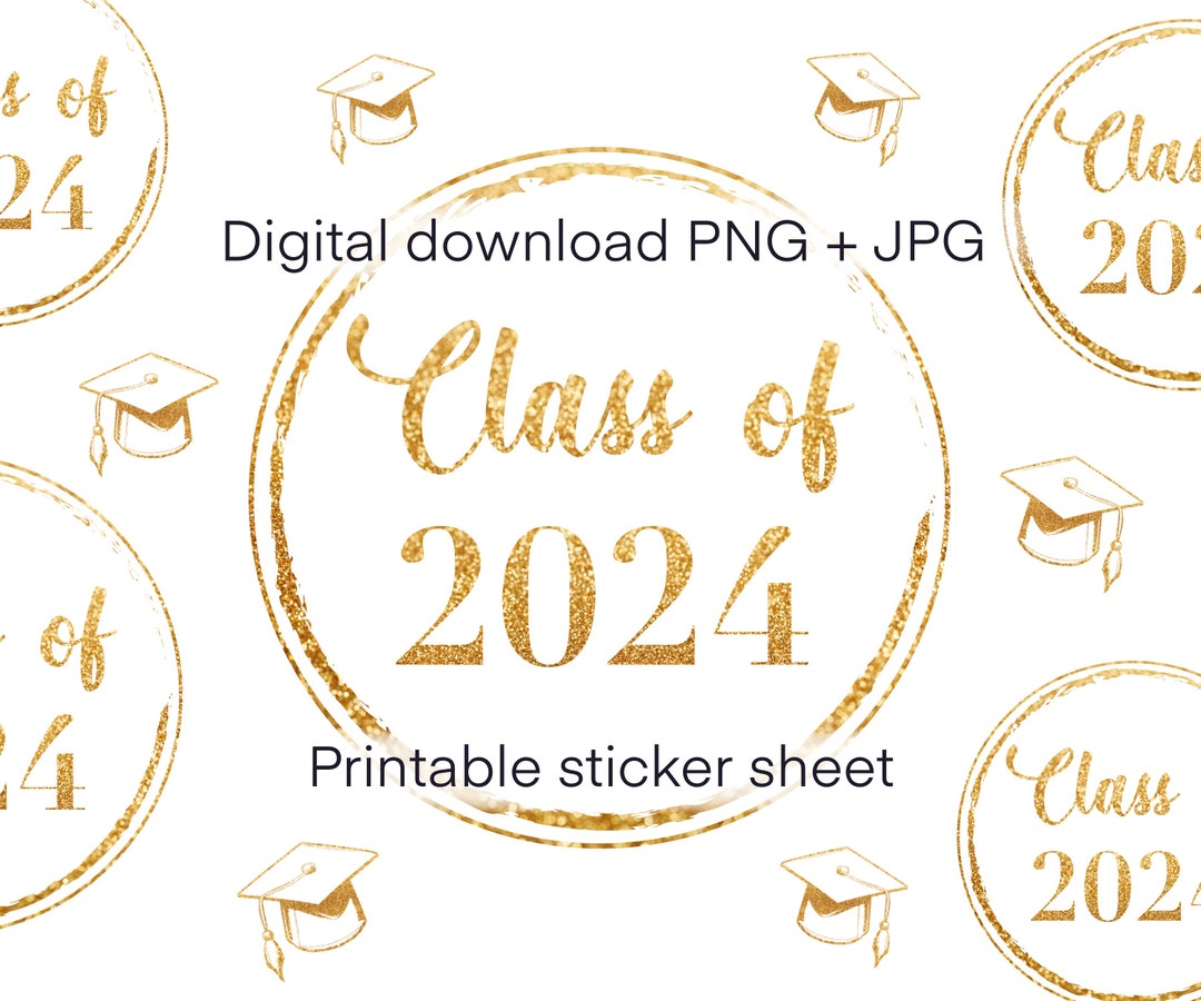 Class of 2024, Graduation Design, Graduation Clipart, Printable ...