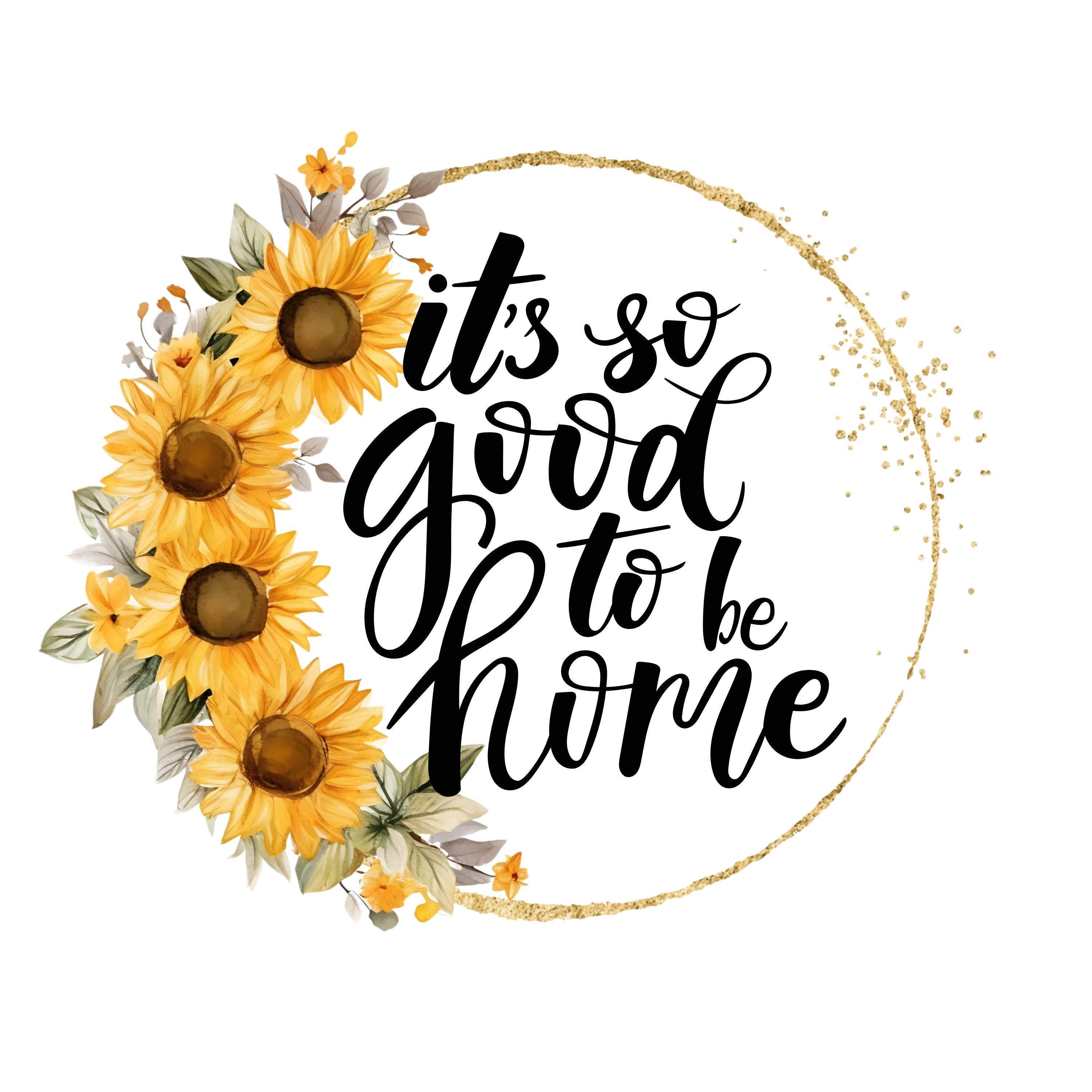 Sunflower PNG, Sunflower Gold Frame PNG, Sunflower Wreath PNG ...