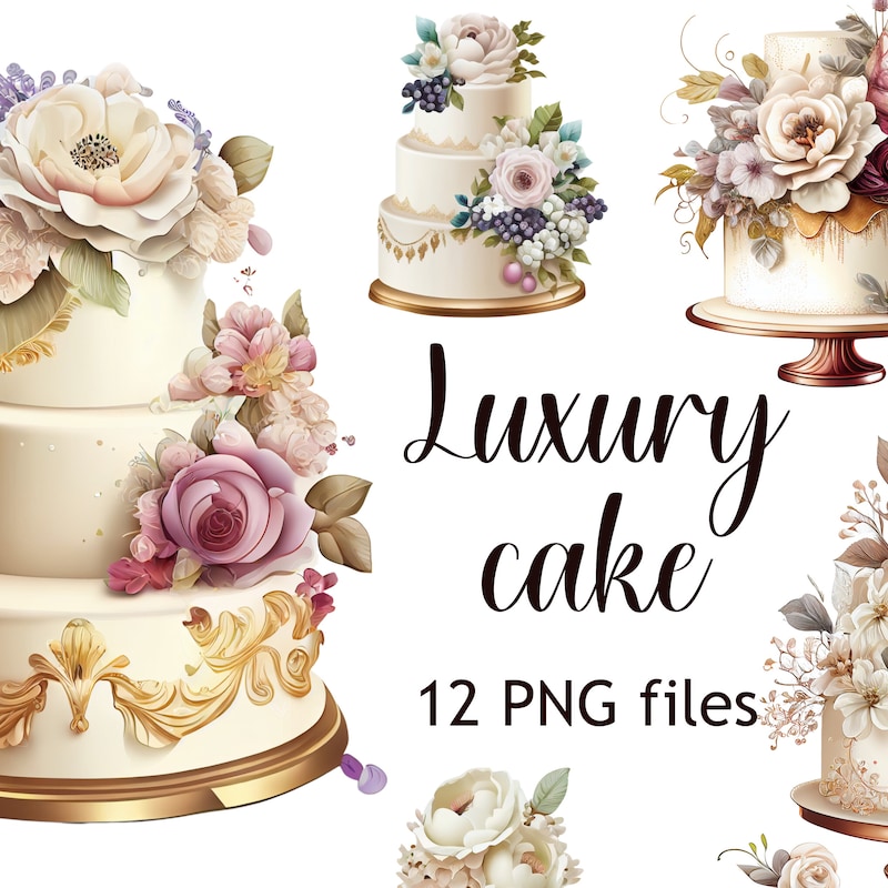 Cake Clipart - Etsy