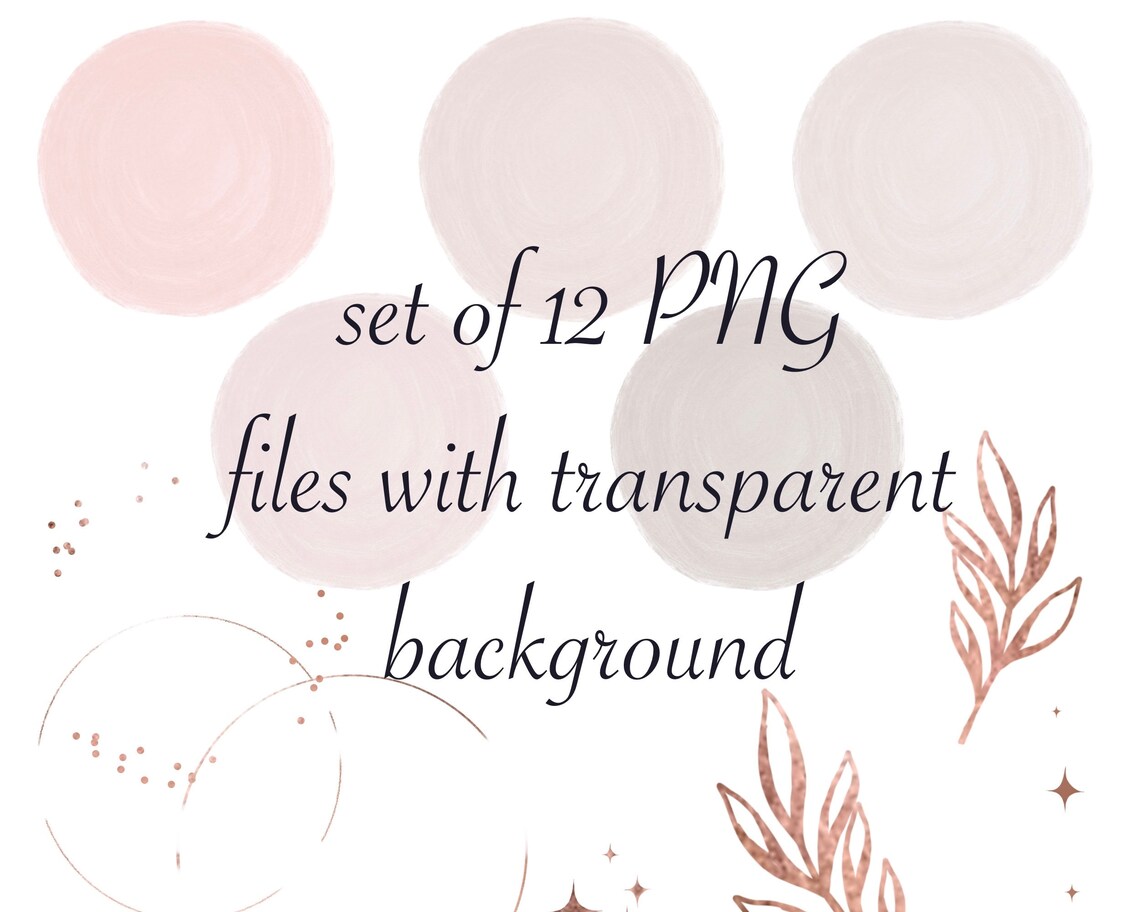 Rose Gold and Watercolor Frame Overlays, Gold Foil Frames, Pink and ...